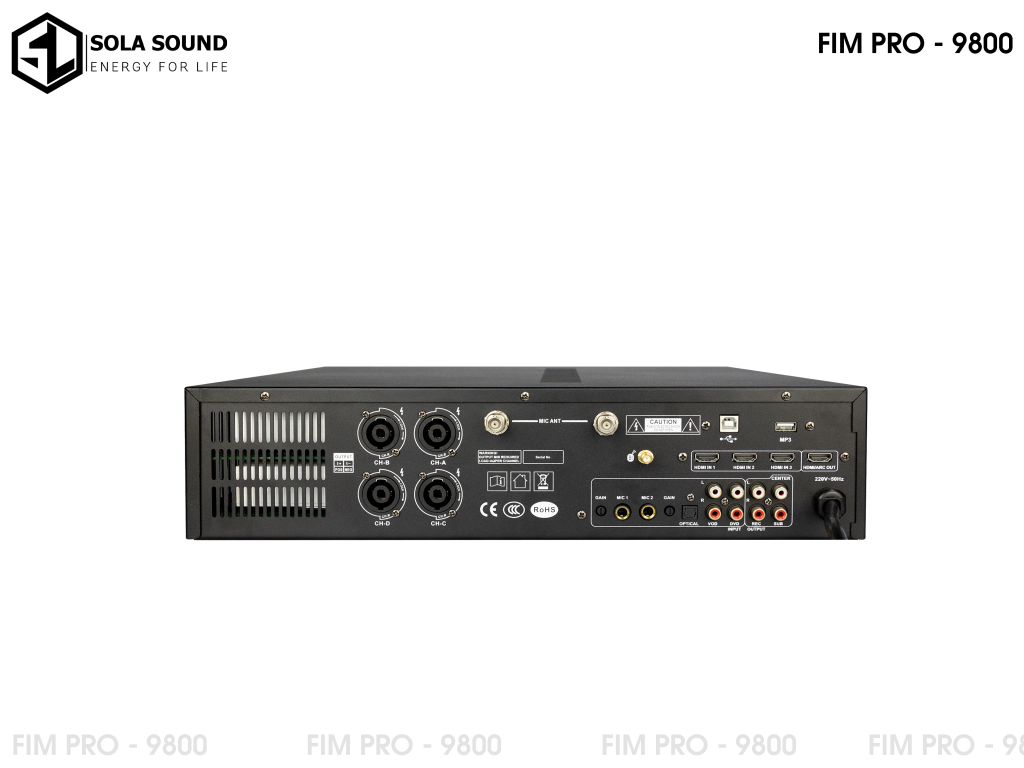 Amly 3in1 FIM Pro 9800 (4 kênh) - SOLA SOUND